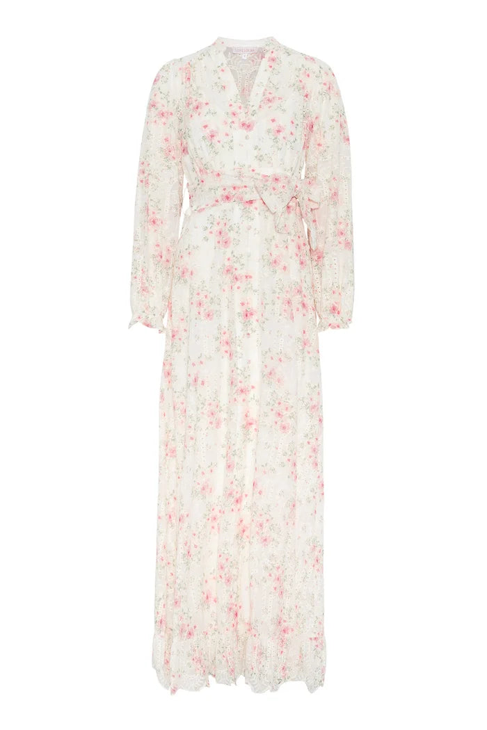 Lenna Maxi Dress Rose Reverie - Light Pink Floral Maxi Dress | Love ...